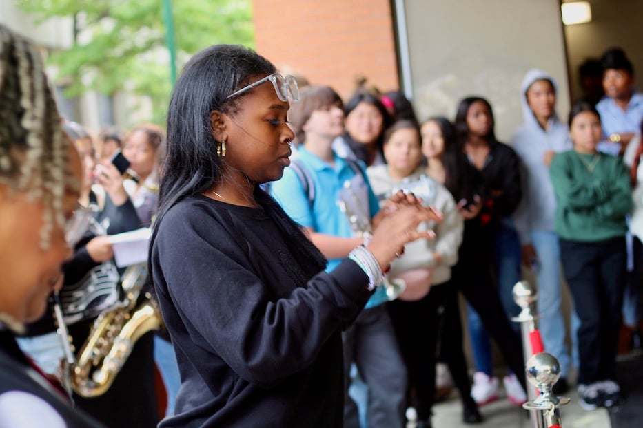 At Co-Op, Parking Day Takes School Spirit Outside